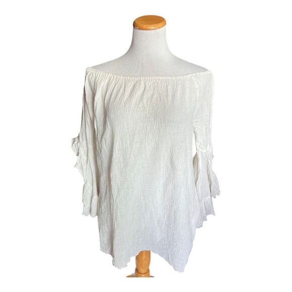 Urban Mangoz | Tops | Womens Urban Mangozgauze Off Shoulder Top Szs ...